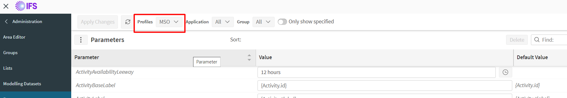 Manufacturing Scheduling and Optimization (MSO) - Technical Documentation For IFS Cloud